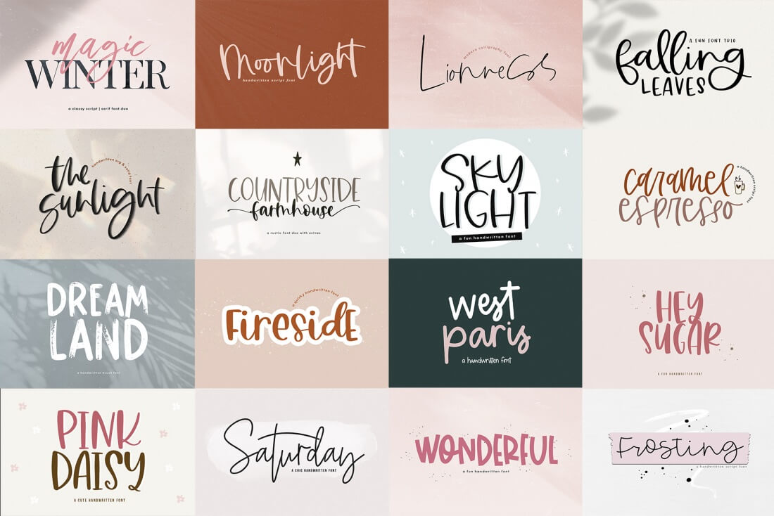 10 Original Trendy Fonts to Try in 2024 - Hi Boox