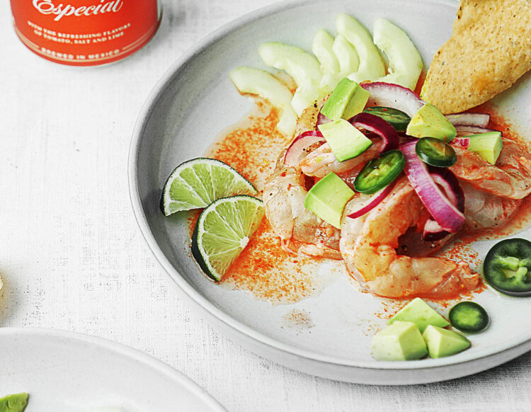 Shrimp in Red Aguachile Recipe - Hi Boox
